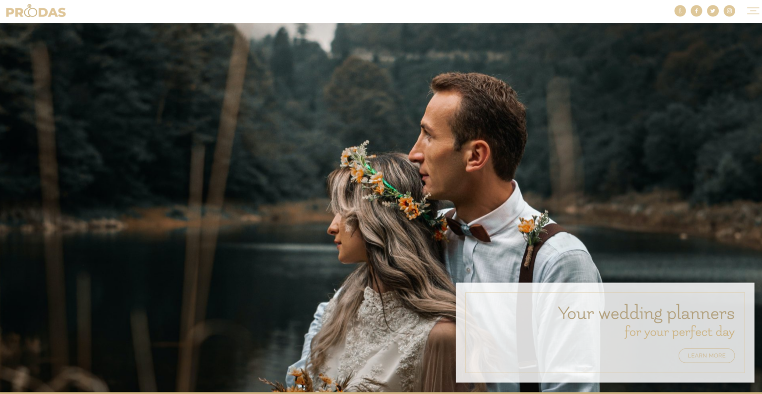 Wedding Planner Website by LoneSync Web Studio